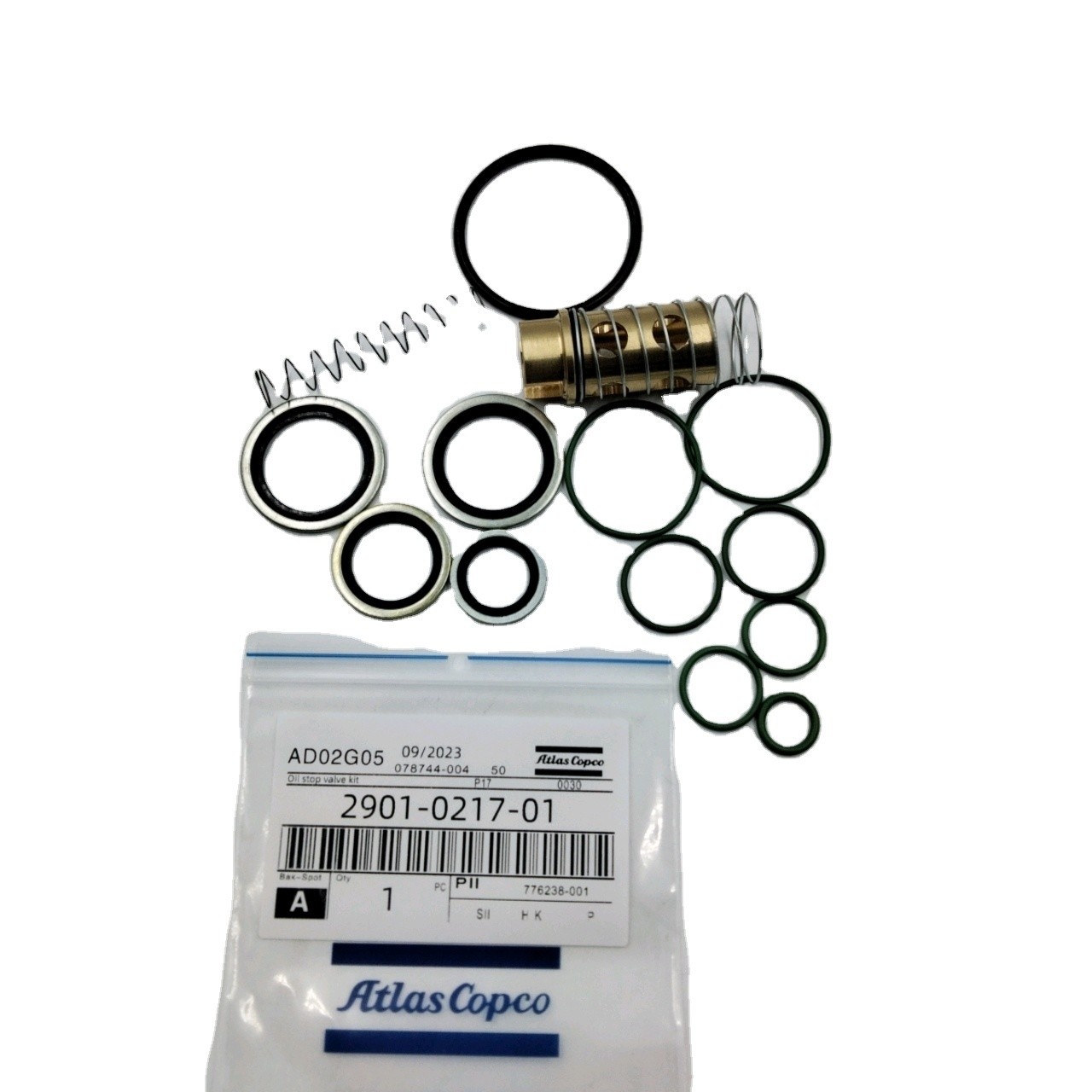 Atlas Oil Stop Check Valve Kit 2901021701 Spare Parts for Air ...