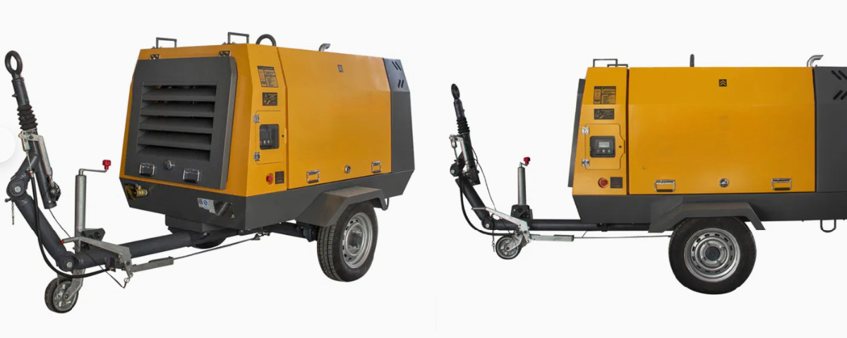 220KW Portable Compressor Diesel Engine Driven Screw Air Compressor for ...